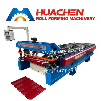 China Metal coil cold rolling forming machine, Trapezoidal roof panel tile-making machine, Ibr Pbr roof panel forming machine for sale