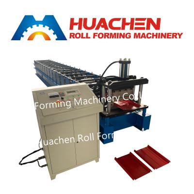 China Galvanized steel double-layer metal roof Ibr box-shaped profile roof panel cold profile manufacturing rolling forming machine for sale