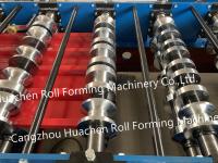 China Automatic trapezoidal sheet forming machine / Box-shaped roof panel preparation machine Metal roofing tile pressing production line for sale