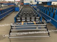 China Automatic trapezoidal sheet forming machine / Box-shaped roof panel preparation machine Metal roofing tile pressing production line for sale