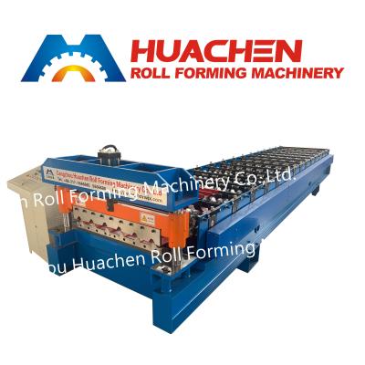 China Roof Panel Step Tile Roll Forming Machine Roof and Wall Sheet Roller Machine for sale