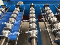 China Trapezoid Roofing Tile Roll Forming Machine Standing Seam Roof Rolling for sale