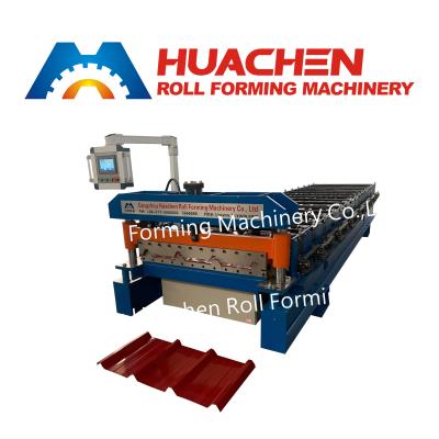 China Top plate sheet forming machine / Roof panel forming machine / 45# steel roofing machine for sale