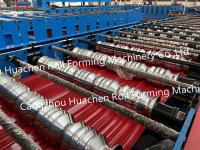 China Aluminum and galvanized sheet metal color steel plate single-layer platform trapezoidal profile forming machine for sale