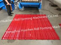 China Aluminum and galvanized sheet metal color steel plate single-layer platform trapezoidal profile forming machine for sale