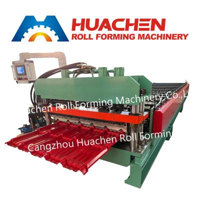 China Steel Tile Roll Forming Corrugated Iron Roofing Sheet Making Machine for Sale for sale