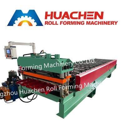 China Single-layer profiled metal steel tile roof panel forming machine for sale