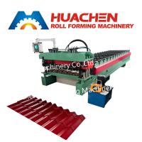 China Roof Tile Forming Machine Glazed Tile Making Machine Steel Sheet Roll Former for sale