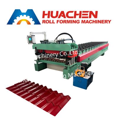 China Roof Tile Forming Machine Glazed Tile Making Machine Steel Sheet Roll Former for sale
