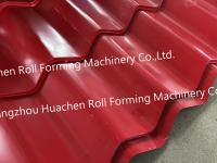 China Roof Tile Forming Machine Glazed Tile Making Machine Steel Sheet Roll Former for sale
