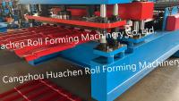 China High Efficiency Gear-Driven Trapezoid Steel Sheet Roll Forming Machine for sale
