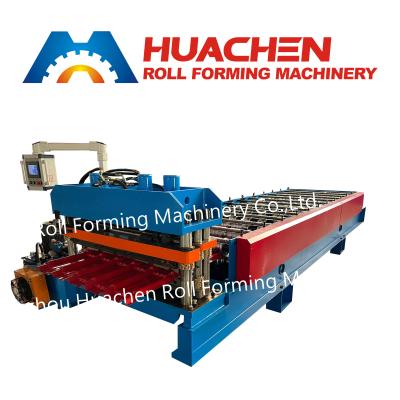 China Galvanized and PPGI colored sheet roofing panels, color steel profiles, cold-rolled forming processing equipment for sale