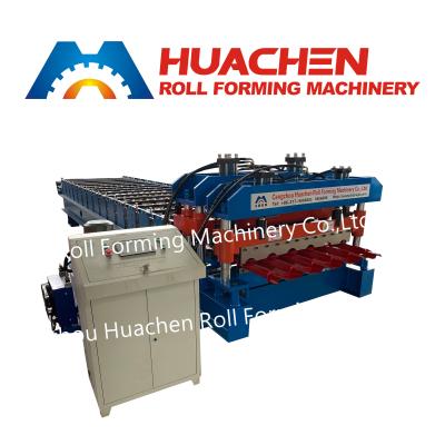 China High-strength steel tile roof panel rolling press machine for construction materials for sale