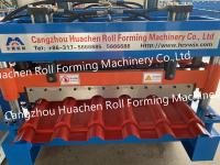 China High-strength steel tile roof panel rolling press machine for construction materials for sale