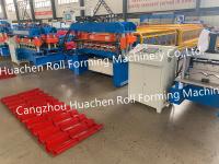 China Metal Glazed Roof Tile Roll Forming Machine for sale