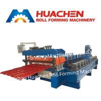China Automatic single-layer metal corrugated sheet rolling machine - Roof tile manufacturing rolling forming machine - Industrial equipment for sale