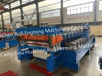 China Automatic single-layer metal corrugated sheet rolling machine - Roof tile manufacturing rolling forming machine - Industrial equipment for sale