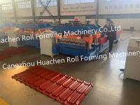 China Aluminum Roofing Sheet Roll Forming Machine Metal Tile Making Machine for sale