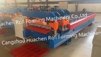 China Aluminum Roofing Sheet Roll Forming Machine Metal Tile Making Machine for sale
