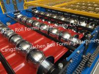 China Steel Metal Roofing Sheet Crimping Wall Panel Curving Profile Tile Making Roll Forming Machine for sale