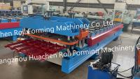 China Fully Automatic Color Steel Tile Press Machine Colored Steel Glazed Tile Roll Forming Machine for sale