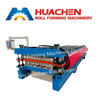 China Panel Roof Panel Production Machine Roll Forming Machine Color Steel Roll for sale