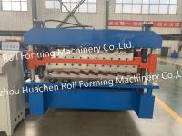 China Trapezoidal roof panel metal plate rolling forming machine for sale