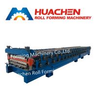 China Trapezoidal roof panel metal plate rolling forming machine for sale