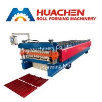 China Dimensionally Accurate Glazed Tile Aluminium Roofing Metal Sheet Roll Forming Machine for sale