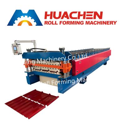 China Dimensionally Accurate Glazed Tile Aluminium Roofing Metal Sheet Roll Forming Machine for sale