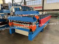 China Fully Automatic Trapezoidal Roof Sheet Roll Forming Machine for Metal Roofing Panels for sale