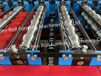 China Fully Automatic Trapezoidal Roof Sheet Roll Forming Machine for Metal Roofing Panels for sale
