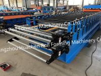 China Fully Automatic Trapezoidal Roof Sheet Roll Forming Machine for Metal Roofing Panels for sale