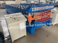 China Fully Automatic Color Steel Glazed Tile Metal Color Steel Thin Roof Panel Rolling Forming Machine for sale