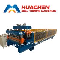 China Double Layer Trapezoidal Roof Sheet Roll Forming Machine for Metal Roofing for sale