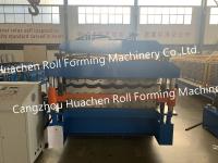 China Double Layer Trapezoidal Roof Sheet Roll Forming Machine for Metal Roofing for sale