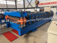 China PLC-Controlled High-Speed Trapezoidal Colored Steel Roofing Panel Roll Forming Machine Pump Gearbox for sale