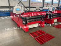 China Fully Automatic Trapezoidal Roof Sheet Roll Forming Machine for Metal Roofing Panels for sale
