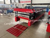 China Fully Automatic Trapezoidal Roof Sheet Roll Forming Machine for Metal Roofing Panels for sale