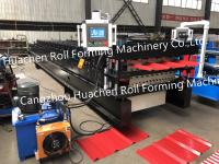 China Steel corrugated roof formed by cold bending with trapezoidal profiled steel sheet machine for sale