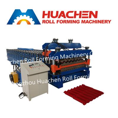China Hot Sale Tuff Rib Metal Roofing Making Machine with Pre-Cutter Max Rib AG Panel Roll Forming Machine for sale