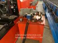 China 45# Cr12 Cutter Steel Stud And Track Roll Forming Machines Plc Control for sale
