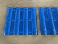 China Metal Roof Glazed Tile Cold Roll Forming Machine With 5T Manual Decoiler for sale