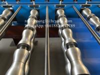 China Metal Roof Glazed Tile Cold Roll Forming Machine With 5T Manual Decoiler for sale