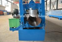 China Rain Water Cr12 Gutter Roll Forming Machine , Steel Sheet Bending Machine for sale