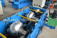 China Rain Water Cr12 Gutter Roll Forming Machine , Steel Sheet Bending Machine for sale