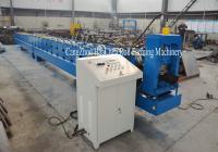 China Plated chrome Gutter Roll Forming Machine For Metal Galvanized Steel Panel for sale