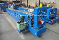 China Quad Gutter Machine Downspout Gutter Roll Forming Machine Controled By PLC With Touch Screen for sale