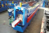 China Quad Gutter Machine Downspout Gutter Roll Forming Machine Controled By PLC With Touch Screen for sale