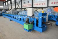 China 7.5kw Main Motor Gutter Roll Forming Machine Controlled by PLC with Hydraulic System for sale